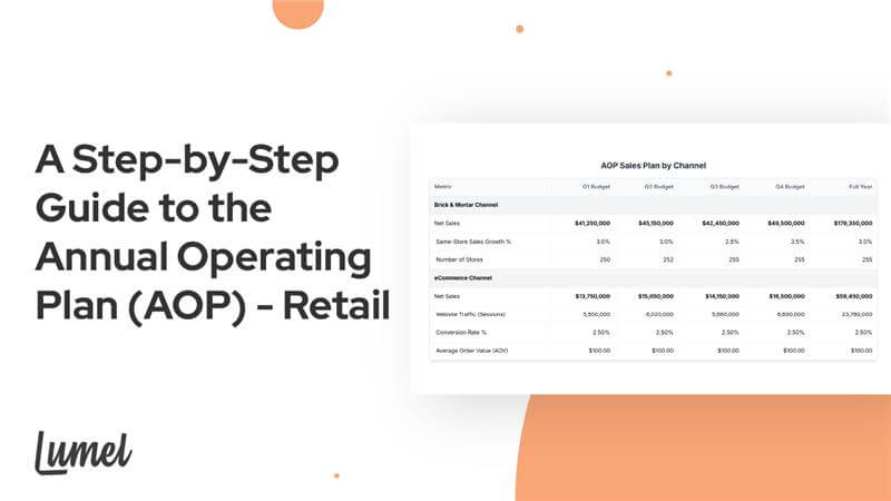 A Step-by-Step Guide to the Annual Operating Plan (AOP) - Retail